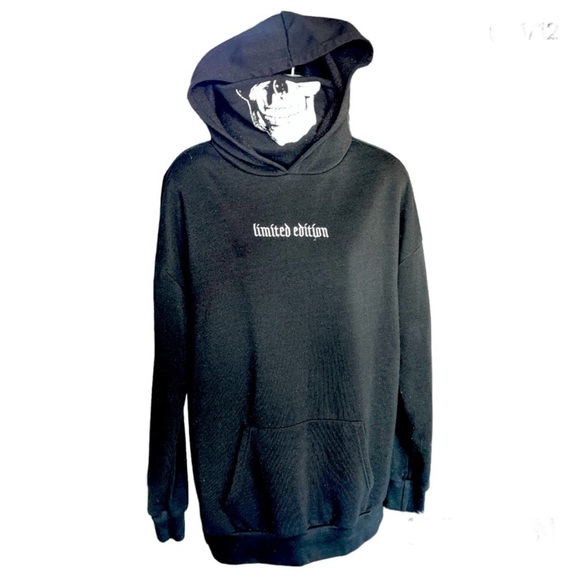 Rue21 | Shirts | Rue2 Mens Skeleton Face Cover Hoodie Black Small ...